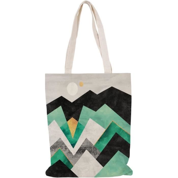 Tote Bag Sac Tissu Grande Capacité Tote Bag Enfant Avec Fermeture ...