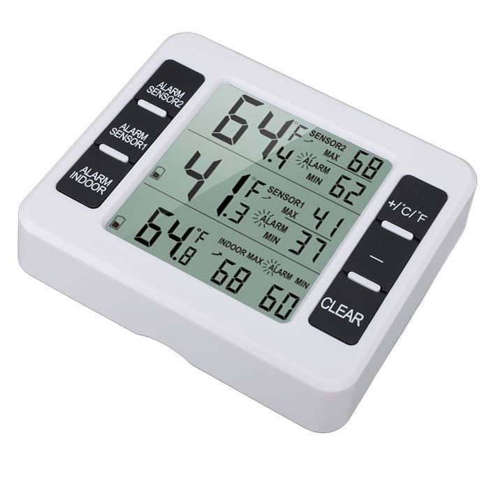 ROM Thermomètre Hygromètre Intérieur Extérieur Thermomètre Intérieur ...