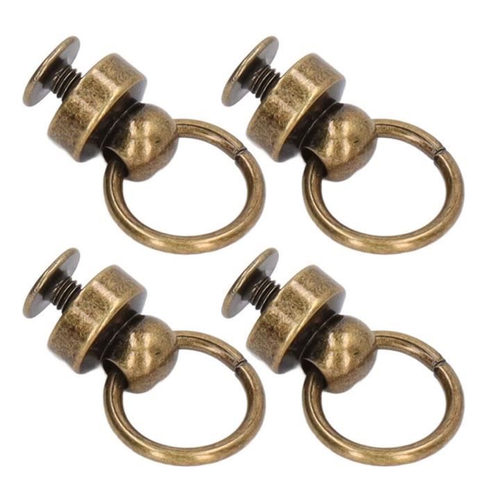 Fdit goujon de Rivet à vis vissée Lot de 200 rivets en laiton de 9 mm ...