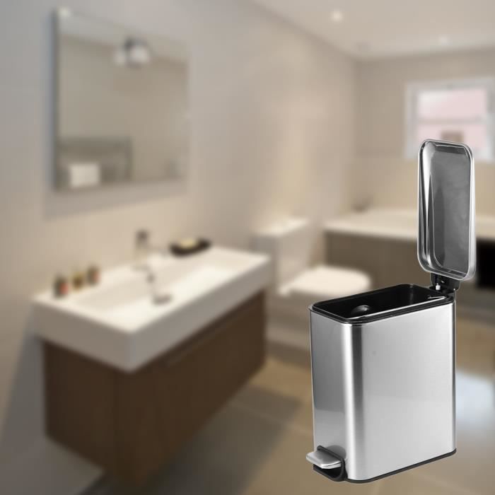 HURRISE Poubelle Trash can, 5L Staircase trash Trash can Sanding Trash ...