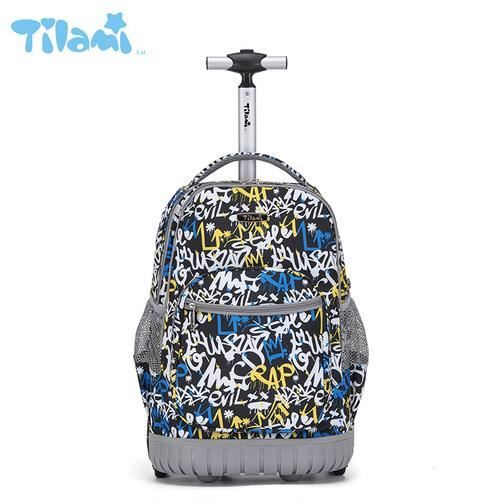 Trolley Bag Sac avec roulettes Portable sac Roulette Scolaire Bagages ...