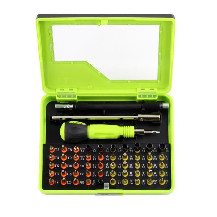 Mothiness Outils de réparation multi-bits 53in1 Set Kit Tournevis Torx ...