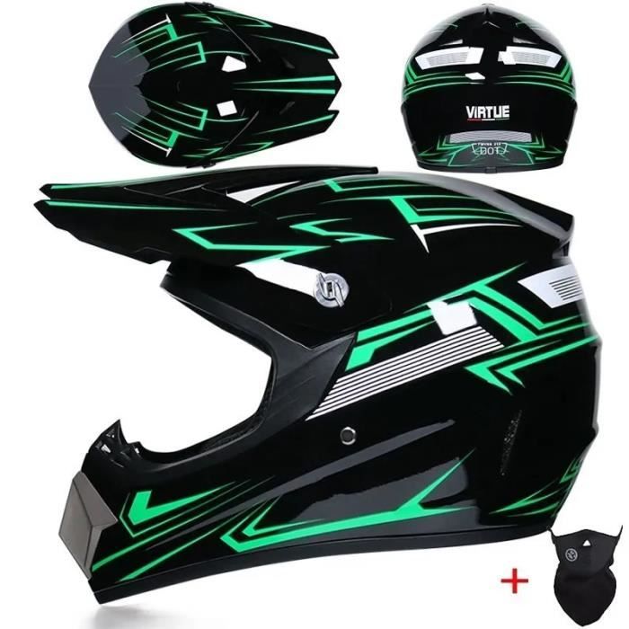 Casque complet pour moto,Cross,tout-terrain,ATV,vtt,course de descente ...