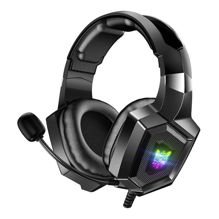 Casque gaming - Onikuma - K8 - RGB - Noir - Sur-oreille - Micro intégré ...
