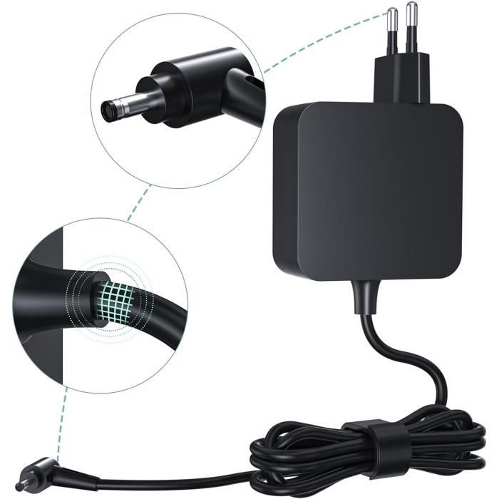 65W Chargeur Portable Alimentation pour Lenovo Ideapad ADLX65CLGE2A ...