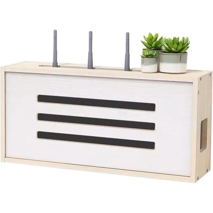 Cache Box, Boite De Rangement Routeur Wifi, Cable En Fil Organiser ...