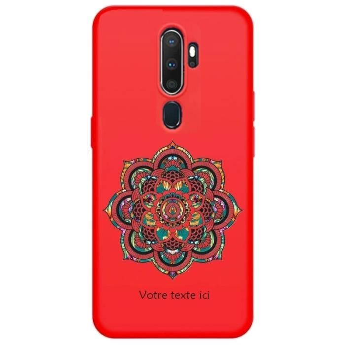 Coque rouge OPPO A5 et A9 2020 mandala jungle - Cdiscount Téléphonie