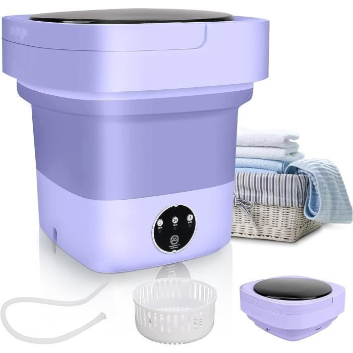 Mini Machine À Laver, 6.5L Mini-Machine À Laver Portable Pliable Petite ...
