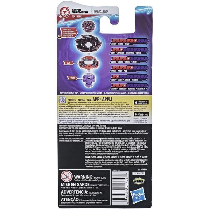 Beyblade Burst Surge Speedstorm - HASBRO - Super Satomb S6 - Ensemble ...