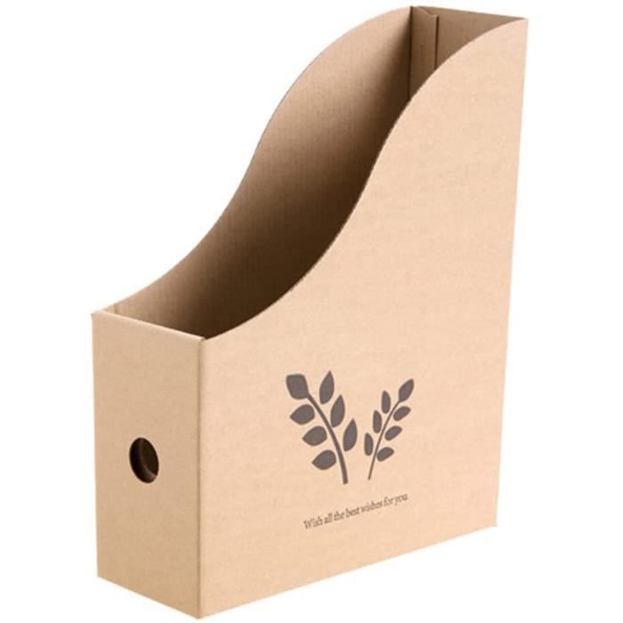 Porte-revues De Bureau De Bureau Feuilles De Papier Kraft Imprimer des Livres Boîte De Rangement ...