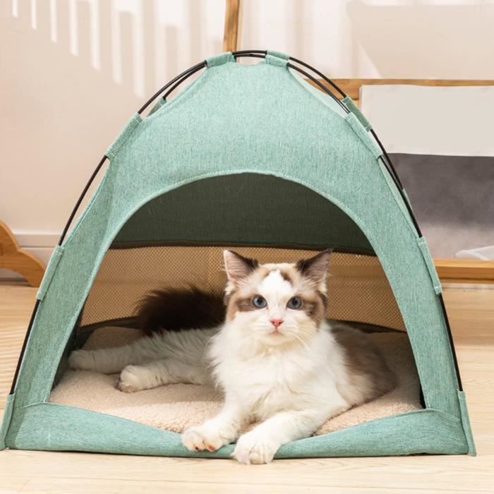 Tente Pour Chat, Aérer Le Lit De Chat Grand Espace Confortable Portable ...