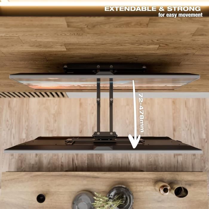 Nornward Support Murale Tv Orientable S1544 Inclinable Universel 37-65 ...