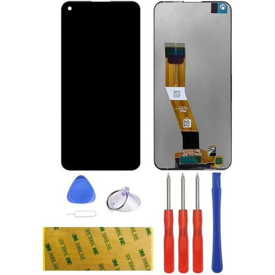 Écran LCD Compatible pour Samsung Galaxy A11 A115 Noir Vitre Tactile ...