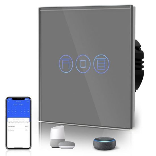 BSEED Smart Roller Shutter Switch, Smart WiFi Roller Shutter Switch ...