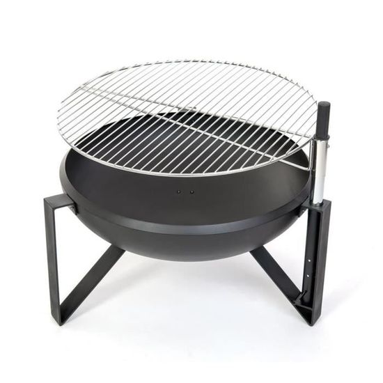 Westmann Premium Grill Foyer avec grille noir 70x70x75 cm - Cdiscount ...