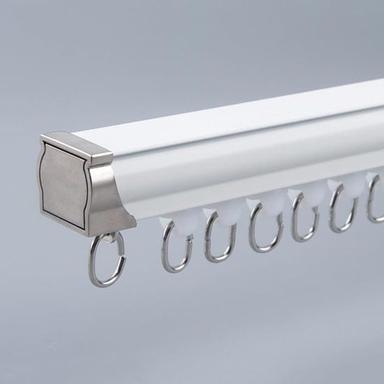 Rail Rideaux Plafond, Rail De Rideau En Aluminium, Montage Au Plafond ...