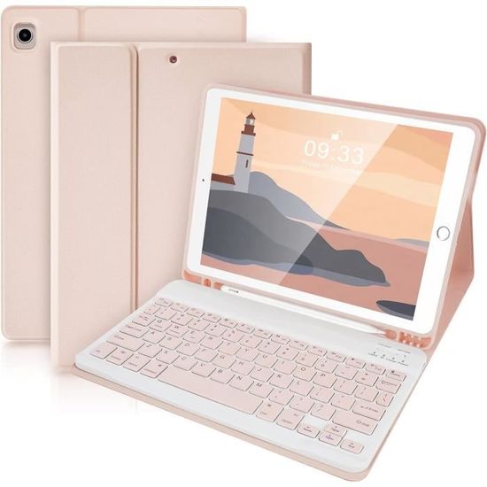 Étui Avec Clavier Pour Ipad Clavier Bluetooth Pour Ipad 9e 2021 Ipad