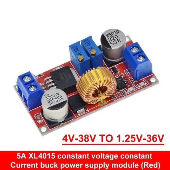 Circuits intégrés,5A XL4015 Red--Batterie D'alimentation Au Lithium, Avec Module De Charge ...