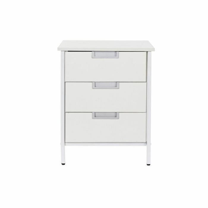 Commode - Urban Style - Caisson Métal MDF Blanc - 3 Tiroirs - Cdiscount ...