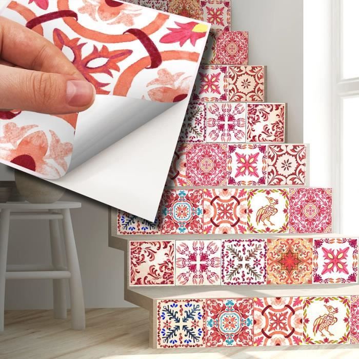 Stickers Carrelage Credence Adhesive Pour Cuisine Stickers Muraux Auto ...