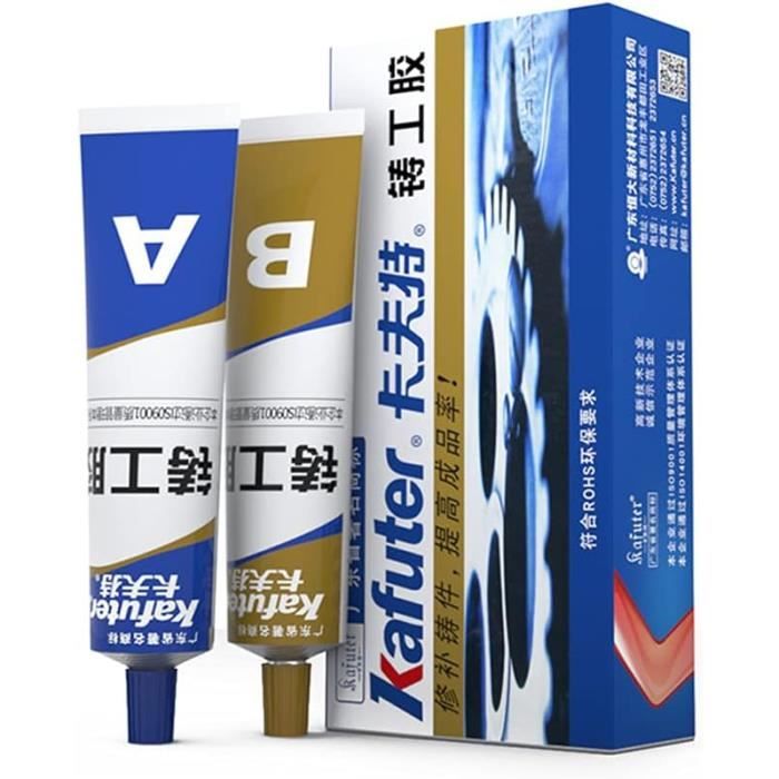 Colle Époxy Métal 65 G Colle Epoxy Bi-Composante Métal Colle Forte Et ...