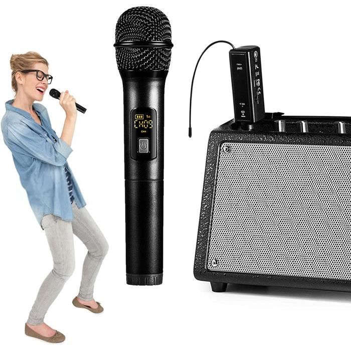 Micro sans Fil UHF | Microphone portatif à Son supérieur | Système de ...