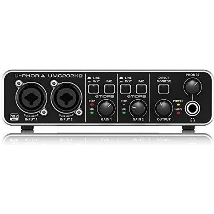 Behringer U-Phoria UMC202HD 24 - Cdiscount TV Son Photo
