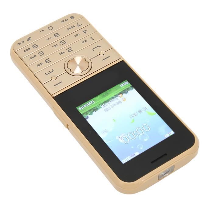 EJ.life Téléphone portable pour personnes âgées S501 Téléphone 2G ...