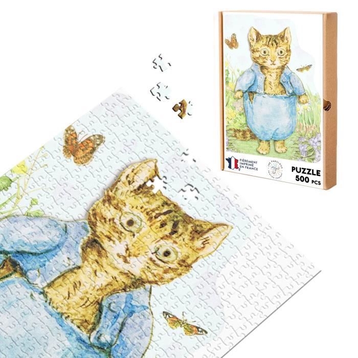 Puzzle Classique 500 pièces Tom Kitten Tom Chaton Illustration Enfant ...