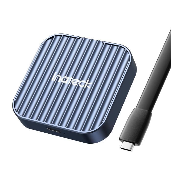 Boîtier SSD Magnétique M.2 - INATECK - Compatible 2230 NVMe - USB Type ...