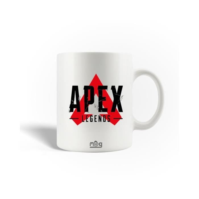 Mug - Apex Legends - Logo noir rouge - Céramique - 30cl - Compatible ...