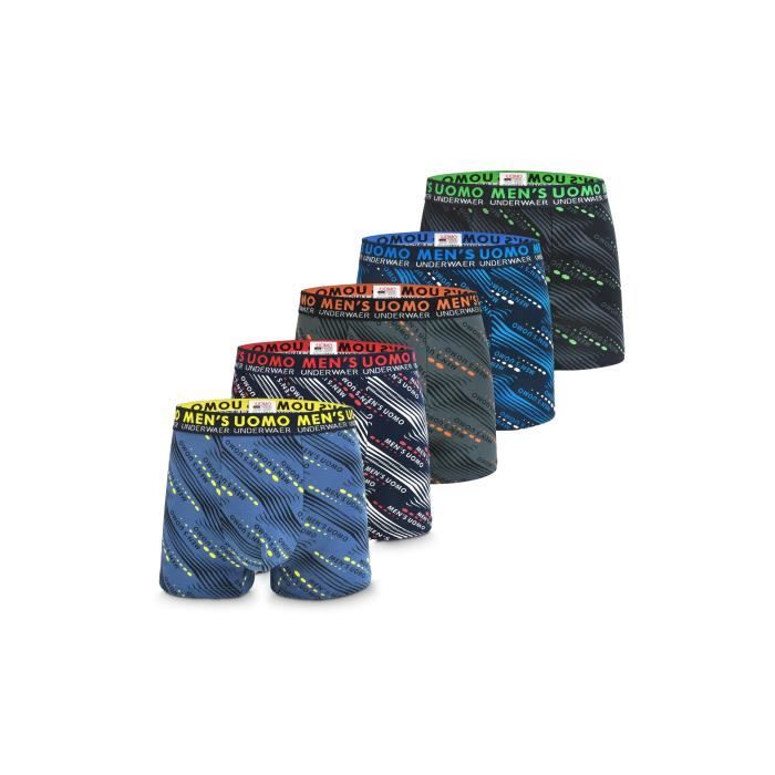 UOMO - Caleçons - Boxer homme - Lot de 5 caleçons - Couleurs voir photo ...
