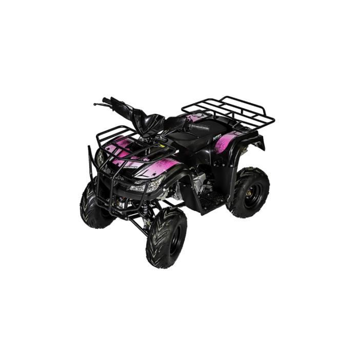 Quad Hummer 110cc - Rose (Marche arrière) Nitro Motors 7" ATV Enfant ...