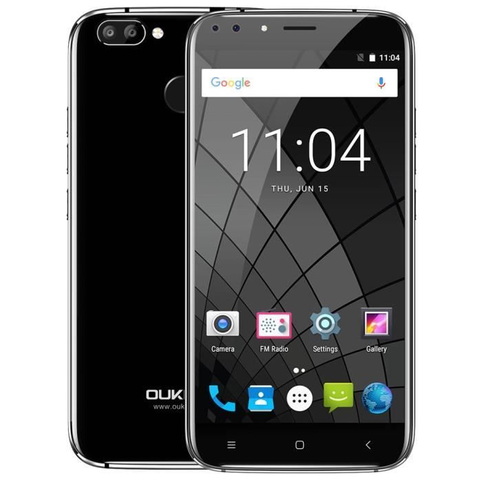 Oukitel U22 Smartphone pas cher Android7.0 5.5Pouces MTK6580A Quatre ...