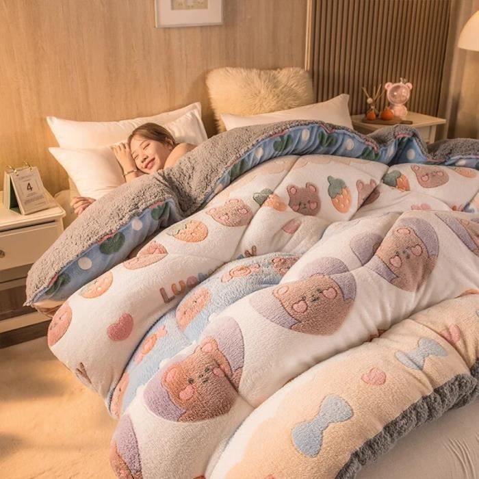 Couette - RUMOCOVO - Modèle PATTERN 1 - 150x200cm - Chaude - Microfibre ...