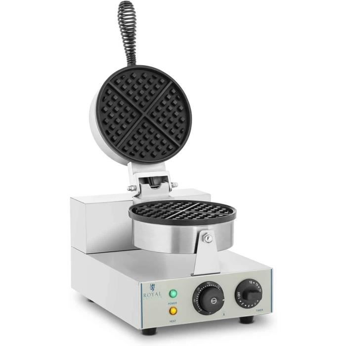 Gaufrier Machine À Gaufres Rond Rcwm-1300-R (43X25X56Cm, 1.300 W ...