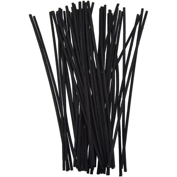 50pcs Batonnets en Rotin Couleur Noir Reed Diffuseur[S536] - Cdiscount ...