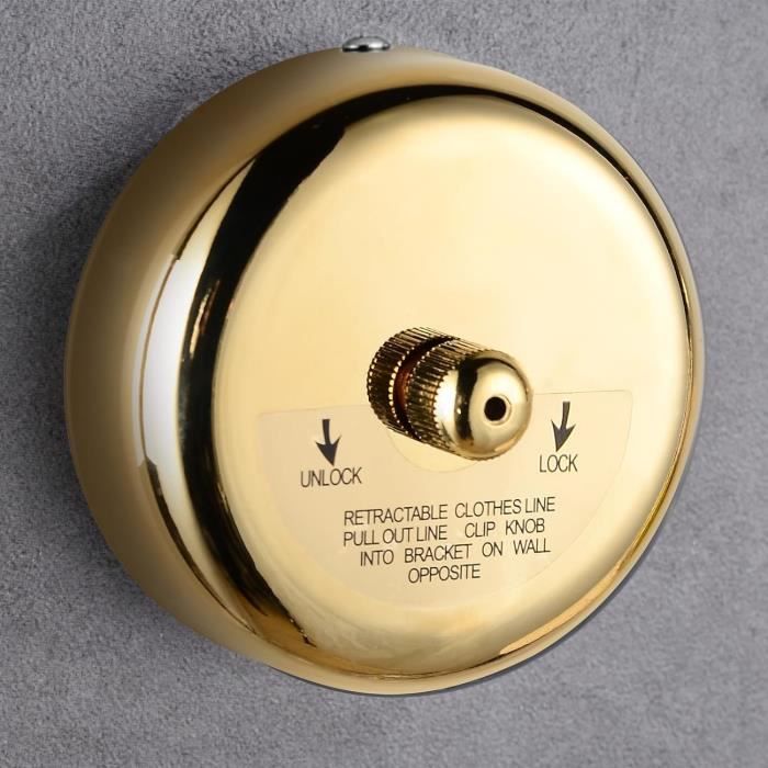 KIAYOO Corde à Linge Rétractable pour Intérieur et Extérieur,Etendoir ...