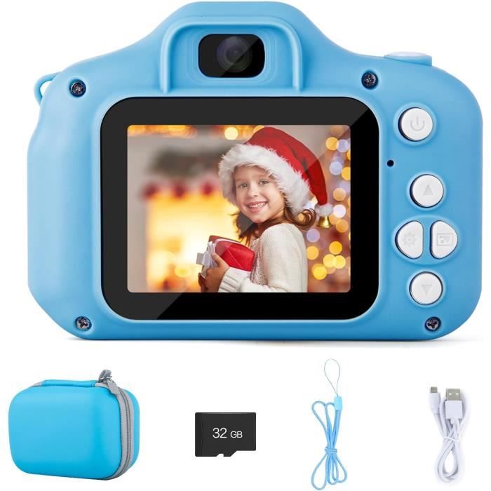 PTUI Caméra pour enfant avec sac de transport - Jouet pour fille et ...