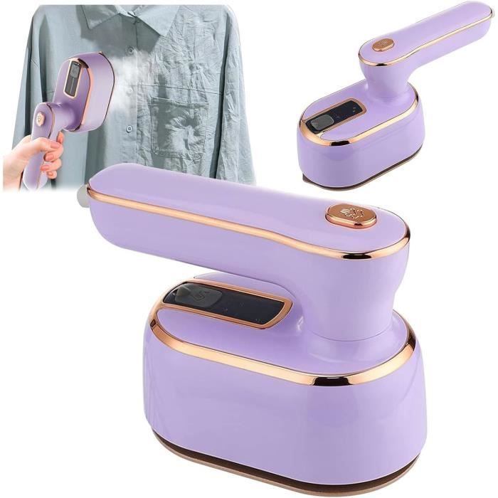 Mini Fer à Repasser Vapeur de Voyage,Fer à Vapeur Portable pour Vêtements,Défroisseur Vapeur ...