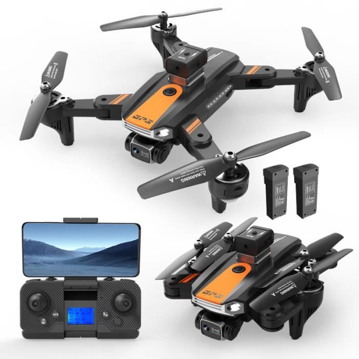 8K-Dual Camera 2B Drone S9 GPS RC avec double caméra HD 8K, hélicoptère ...