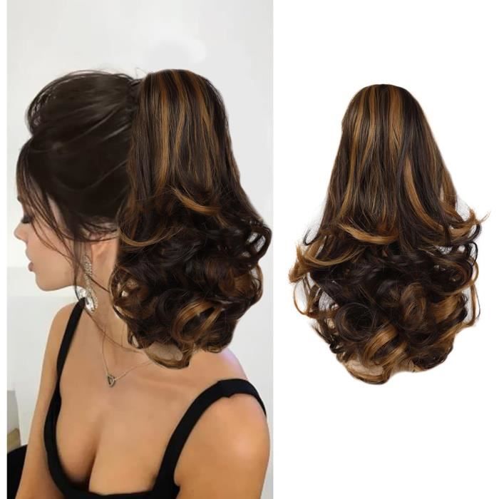 30Cm Extension Ponytail Postiche Queue De Cheval Extension De Cheveux ...