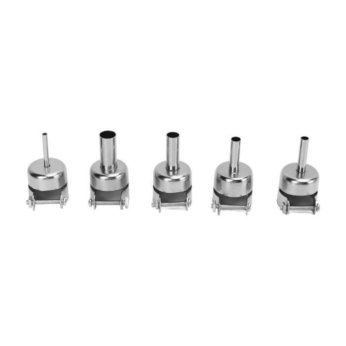 Zerone Buse de pistolet à air chaud 3‑10 mm Buse de pistolet à air chaud 5 pièces série 850 ...