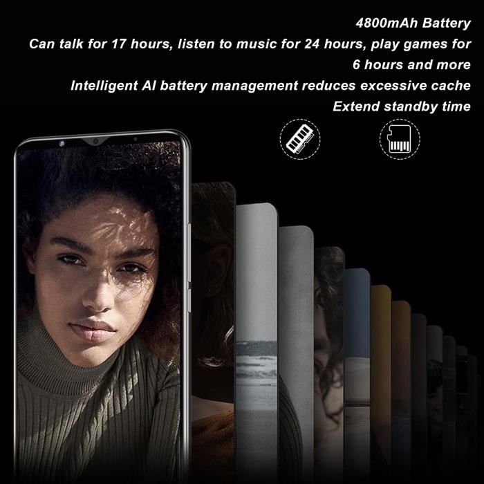 Téléphones portables 5 Smartphone débloqué, S28 Ultra 5,72 Pouces HD ...