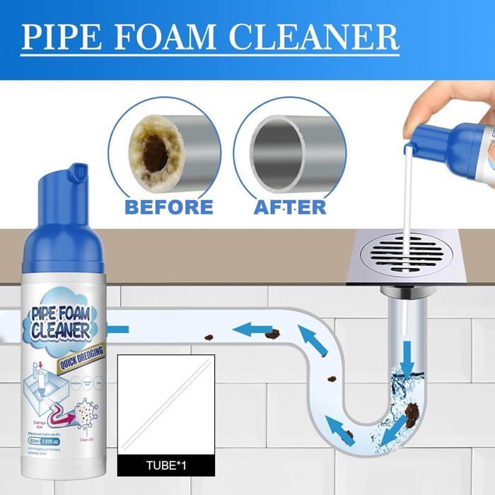 Japanese Drain Foam Cleaner-Unscented- Drain Cleaner- Liquid- Prevents ...