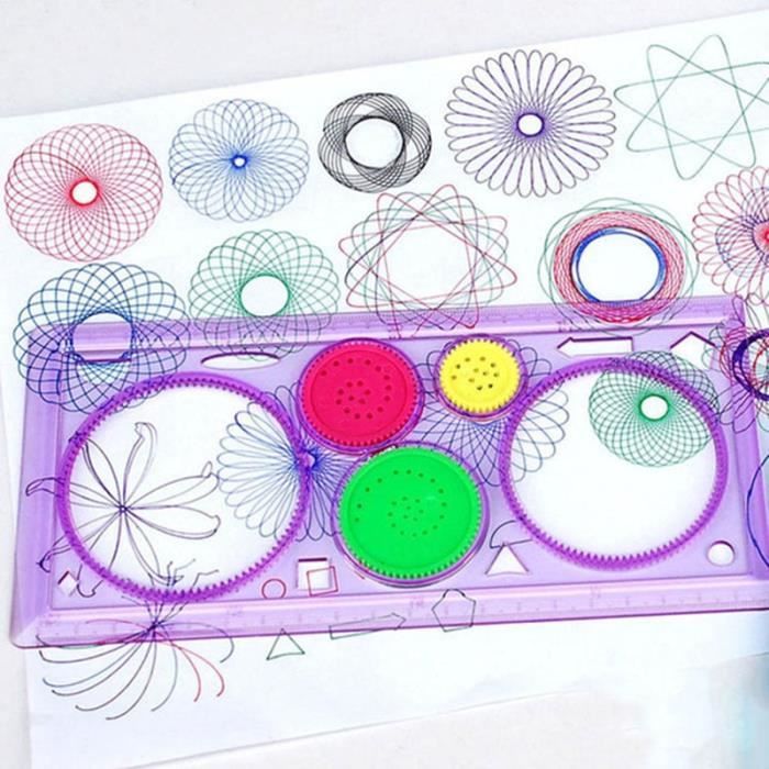 Dessin - Graphisme,1 règle géométrique en spirale,outils de dessin ...