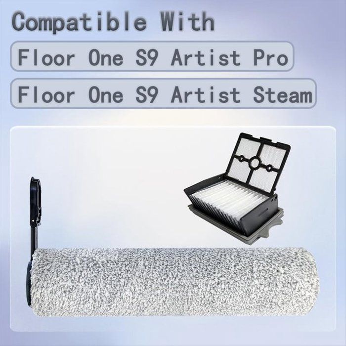 Brosse Rotative et Filtre HEPA de Rechange pour Aspirateur Vapeur Sec ...