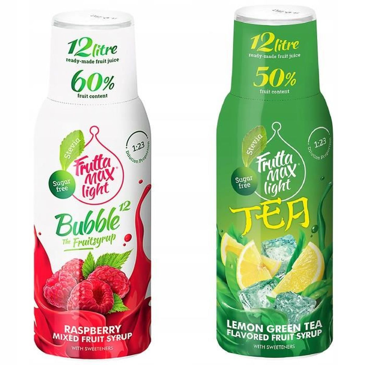 Fruttamax Sirops sans sucre à la framboise, Ice Tea Green - Cdiscount ...