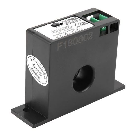 Qiilu transducteur de courant alternatif AC 0-50A à DC 0-10V SZT15-CH ...