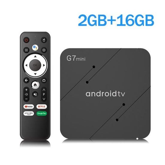 Box multimedia,Boîtier Smart TV G7 Mini,Android 11,iRL,S905W2,2-4 Go ...